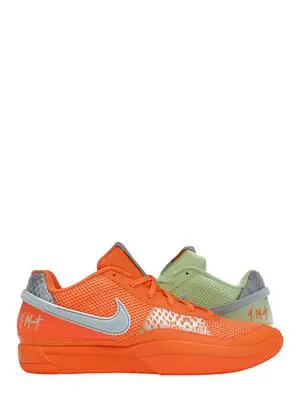 Nike Ja 1 Mismatched Sneakers - Bright Mandarin | Editorialist
